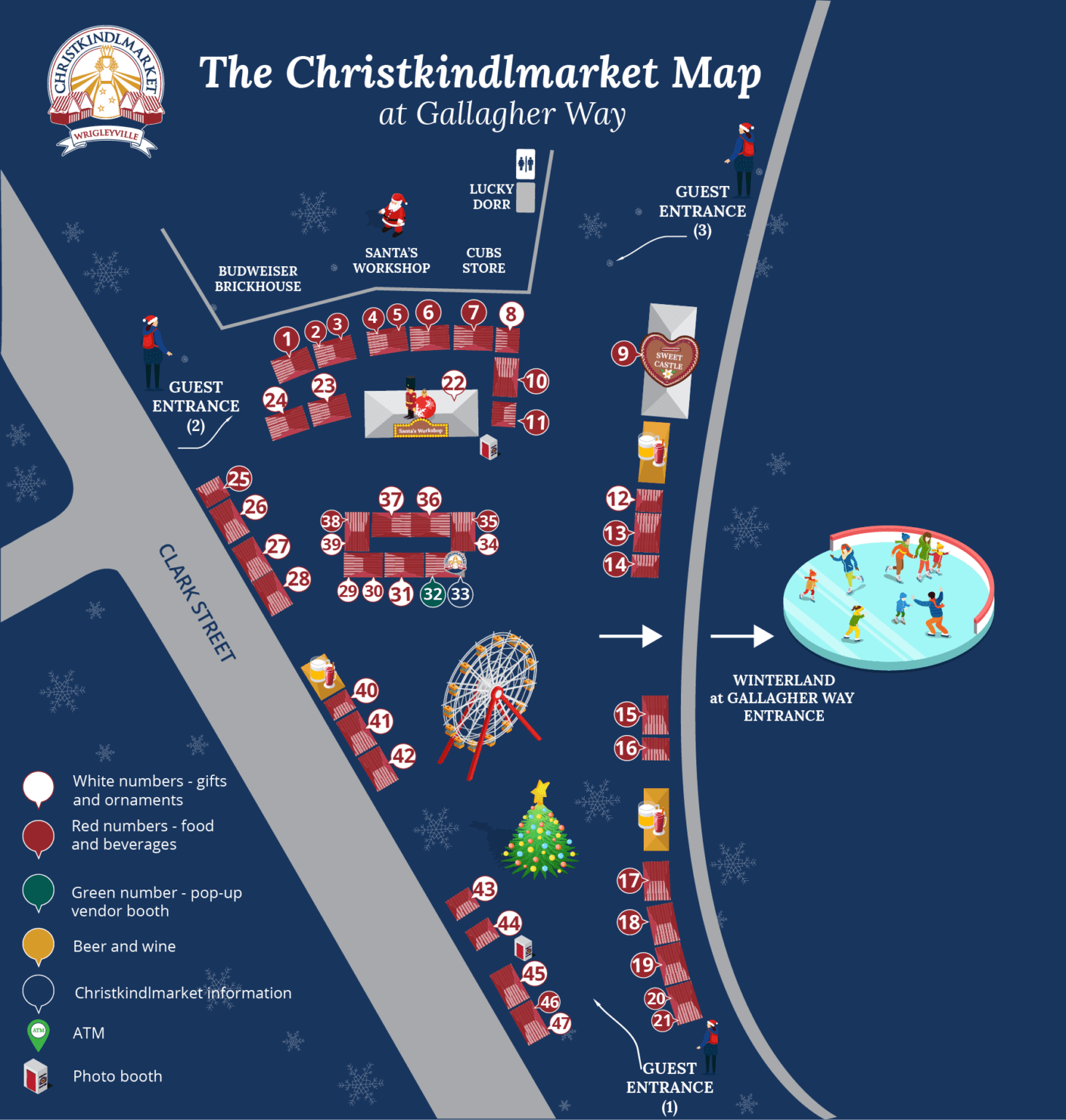 Wrigleyville Market Map & Vendors | Christkindlmarket